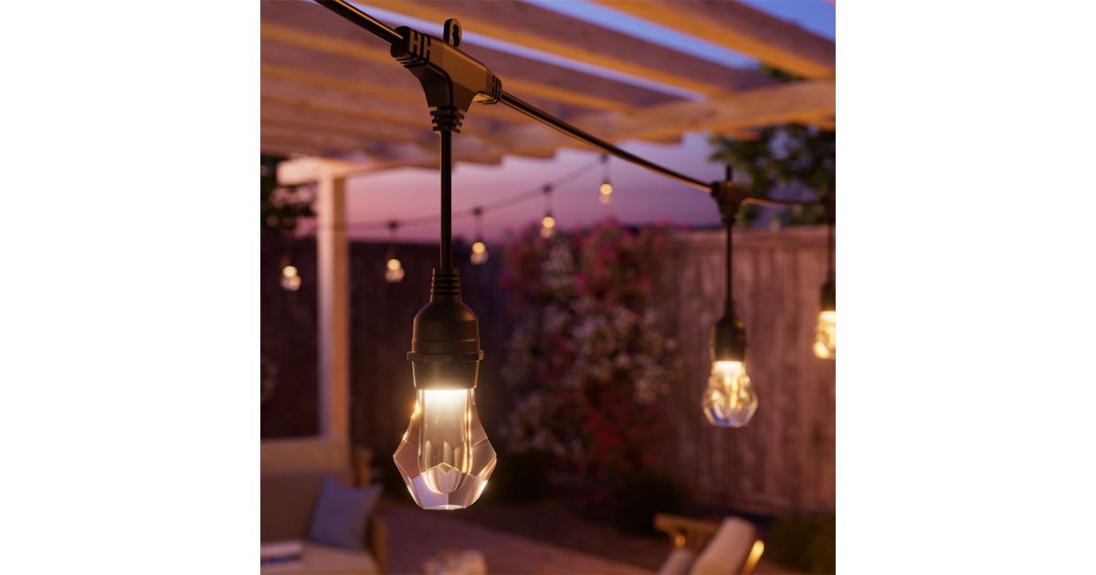 Nanoleaf Matter Smart Multicolor Outdoor String Lights Smarter Kit 30m ...