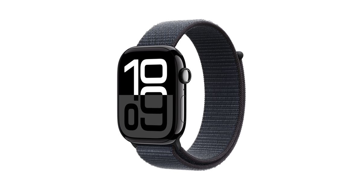 Apple Watch Series 10 GPS 42mm Klavírně černý hliník s inkoustovým ...